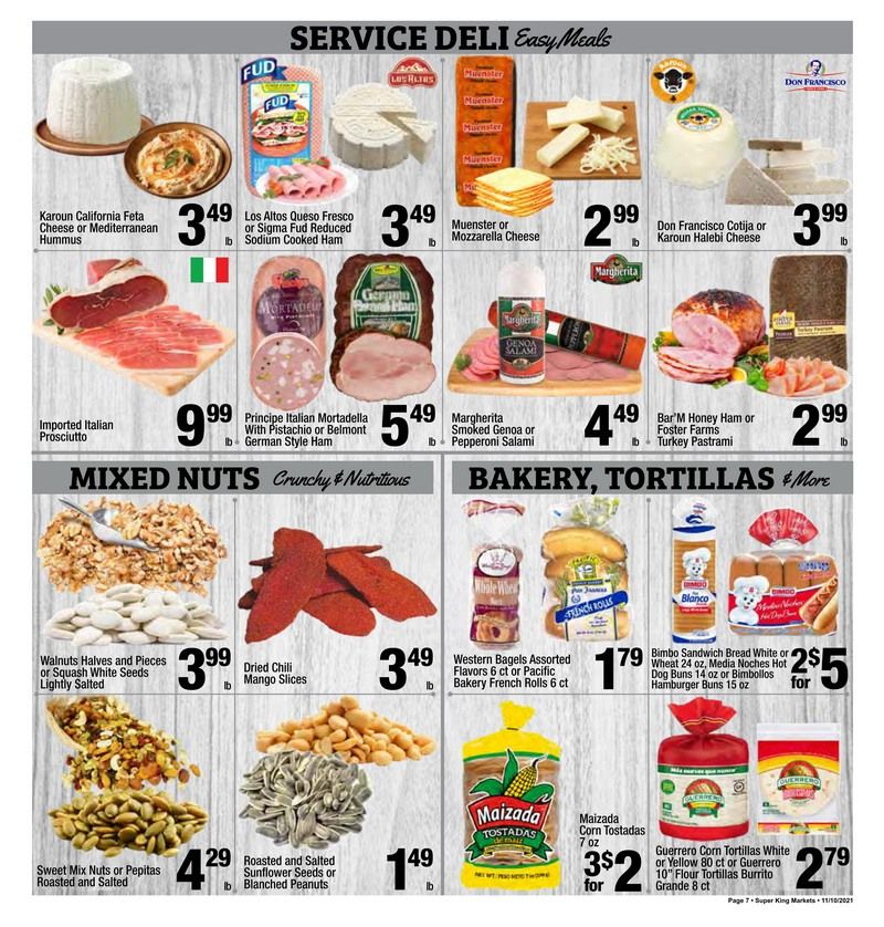 Super King Weekly Ad Nov 10 – Nov 16, 2021