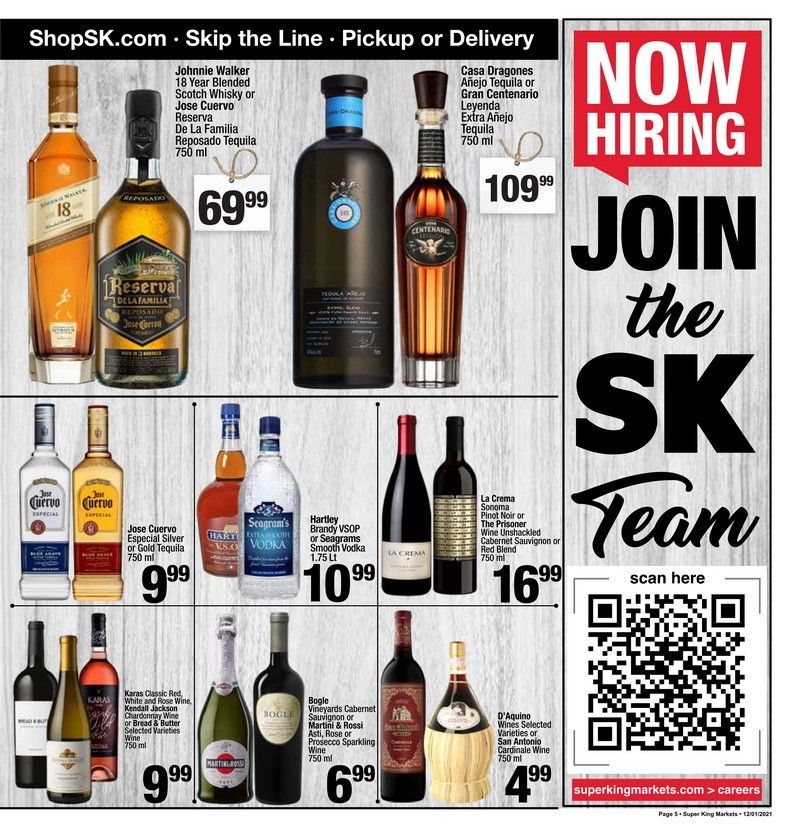 Super King Weekly Ad Dec 01 – Dec 07, 2021