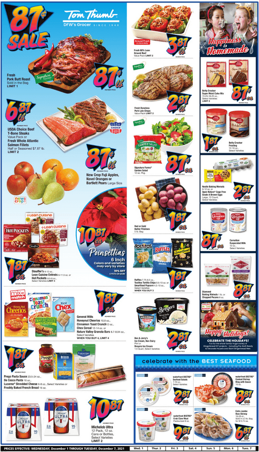 Tom Thumb Weekly Ad Nov 01 – Nov 07, 2021
