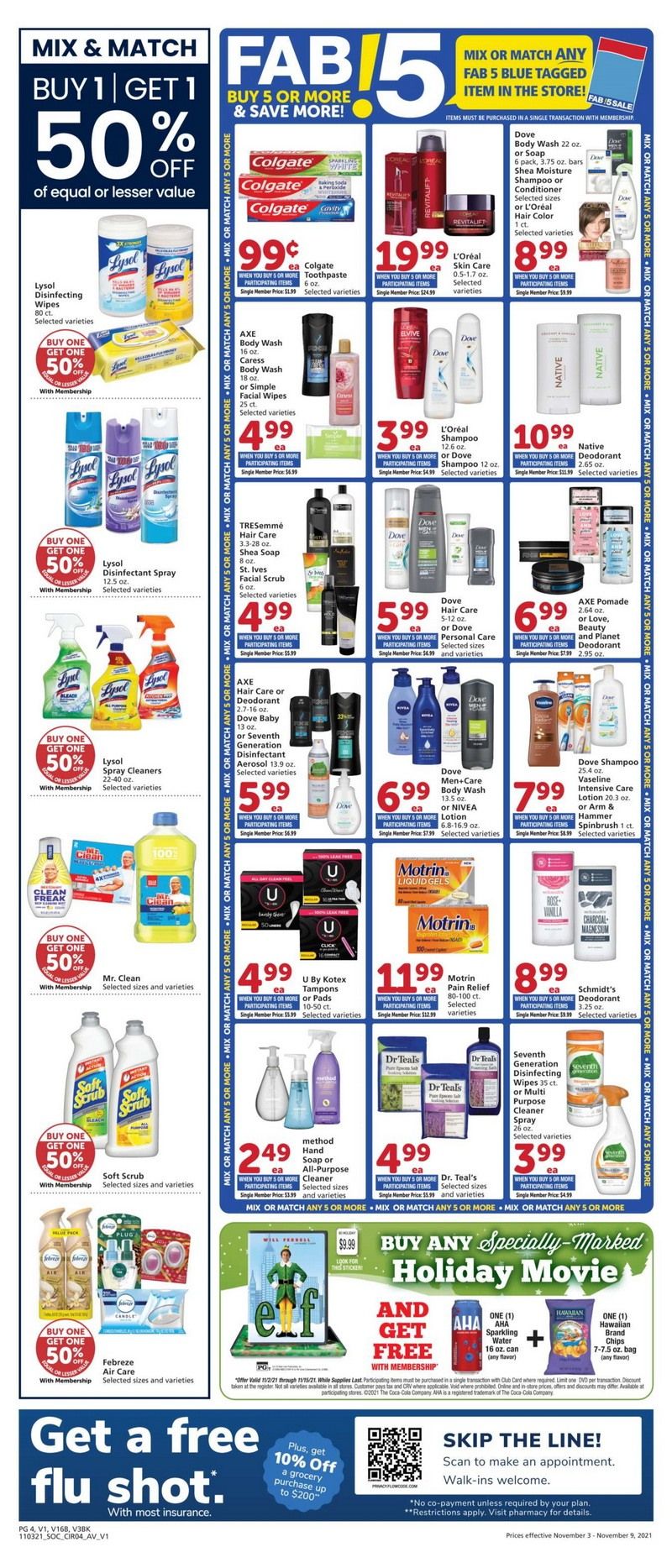 Vons Weekly Ad Nov 03 – Nov 09, 2021 (Thanks-for-Giving Promotion Included)