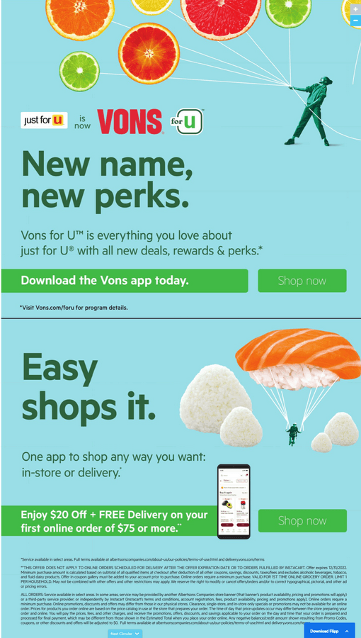 Vons Weekly Ad Nov 26 – Nov 30, 2021