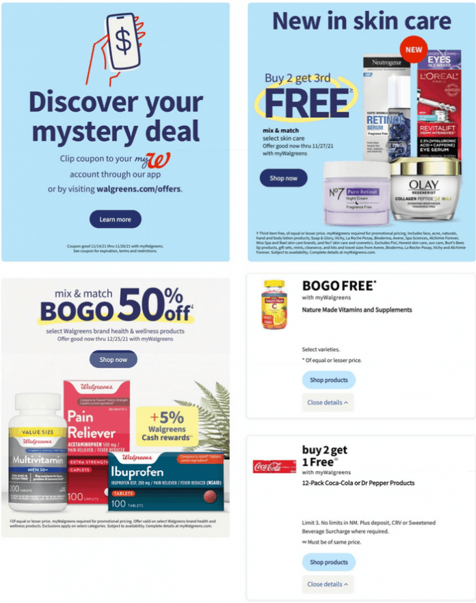 Walgreens Weekly Ad Nov 14 – Nov 20, 2021