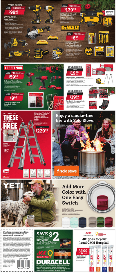 ACE Hardware Monthly Ad Dec 01 – Dec 24, 2021
