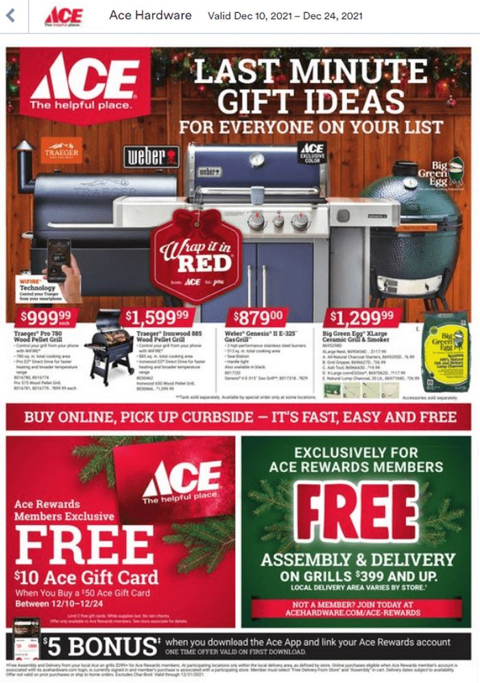 ACE Hardware Weekly Ad Dec 10 – Dec 24, 2021