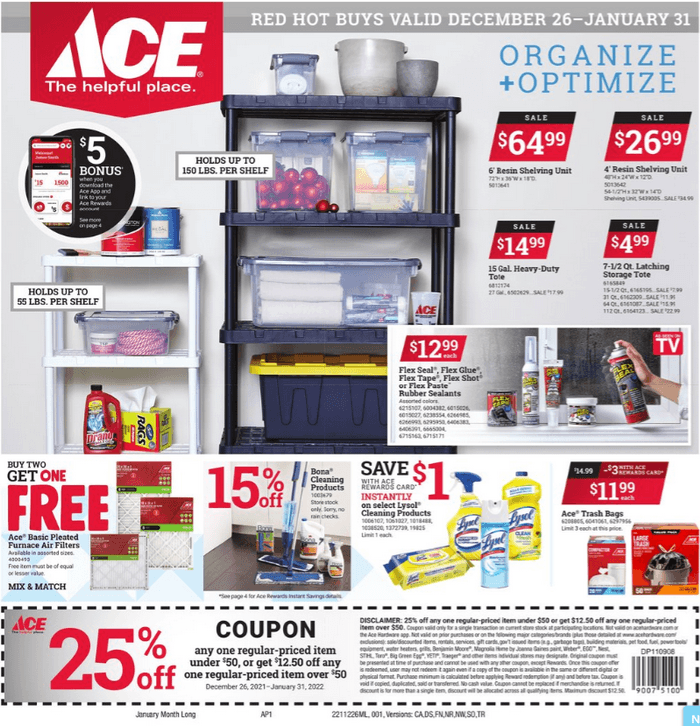 ACE Hardware Weekly Ad Dec 26, 2021 – Jan 31, 2022 - Part 2