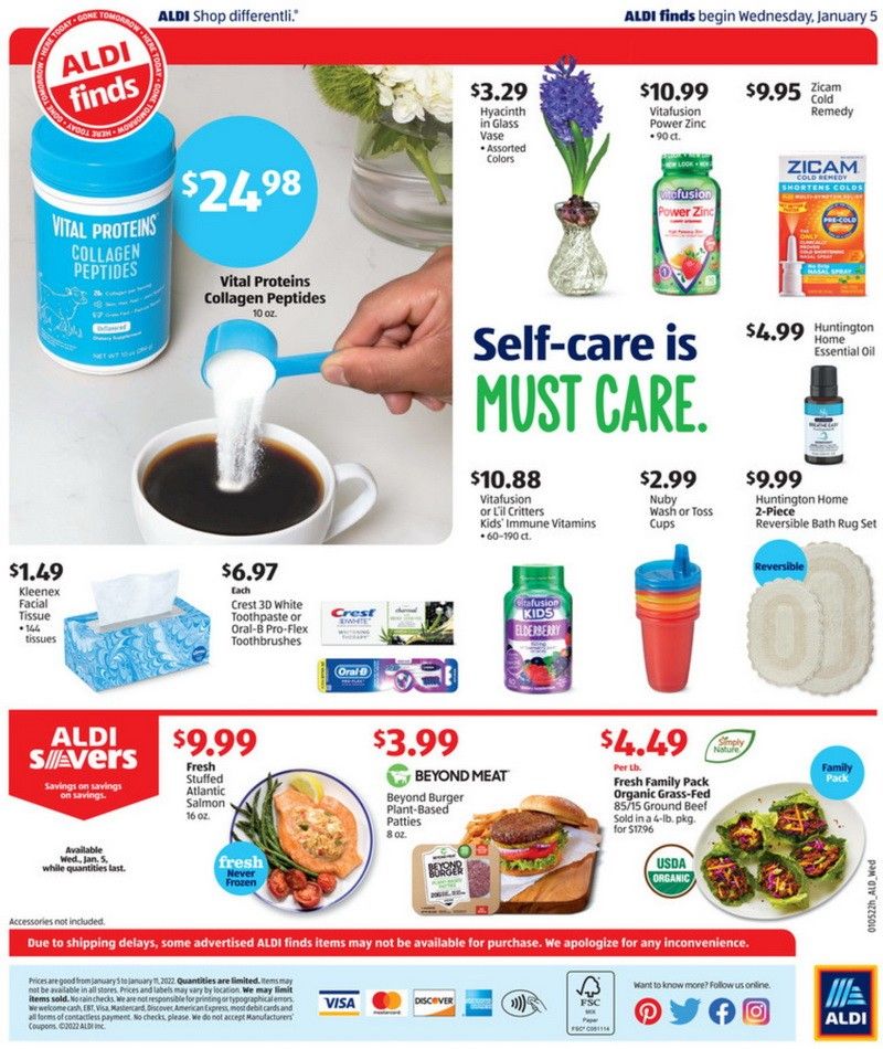 ALDI In-store Ad Sneak Peek Jan 05 – Jan 11, 2022