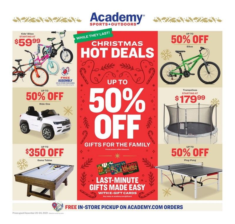 Academy Sports + Outdoors Weekly Ad Dec 20 – Dec 24, 2021