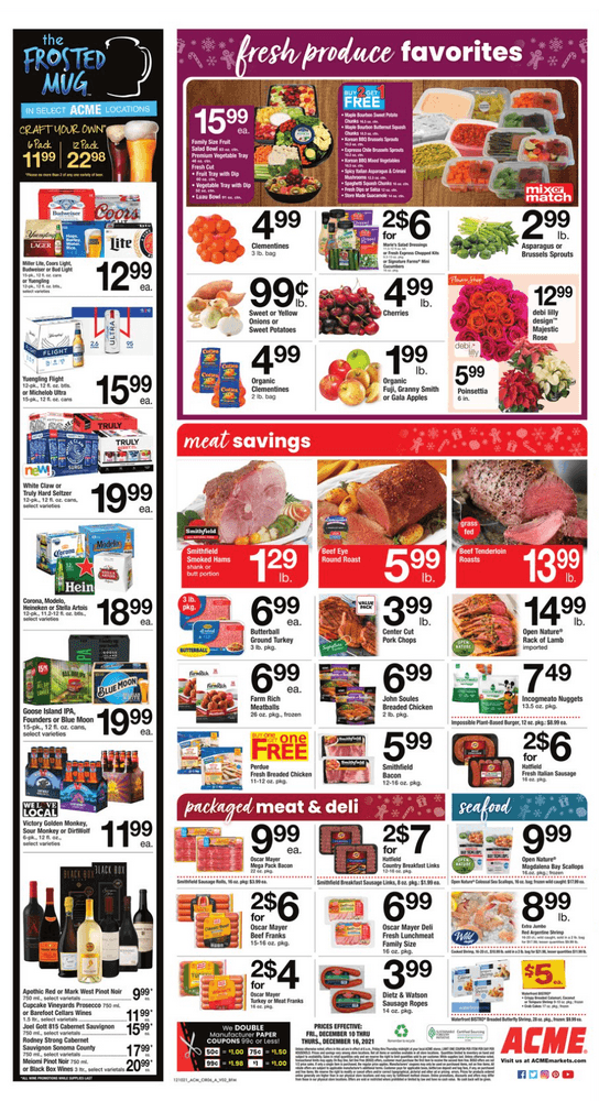 ACME Weekly Ad Dec 10 – Dec 16, 2021