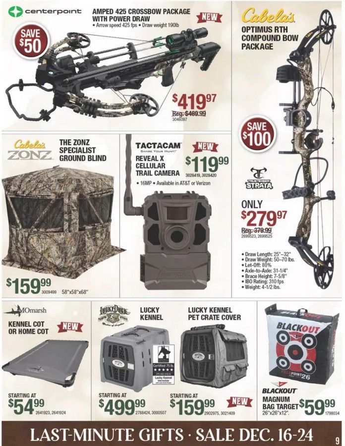 Bass Pro Shops Christmas Flyer Dec 16 – Dec 24, 2021