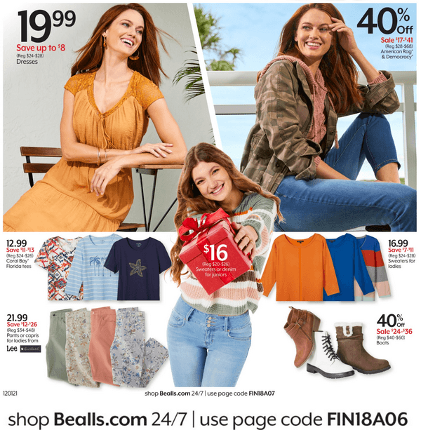 Bealls Weekly Ad Dec 01 – Dec 07, 2021