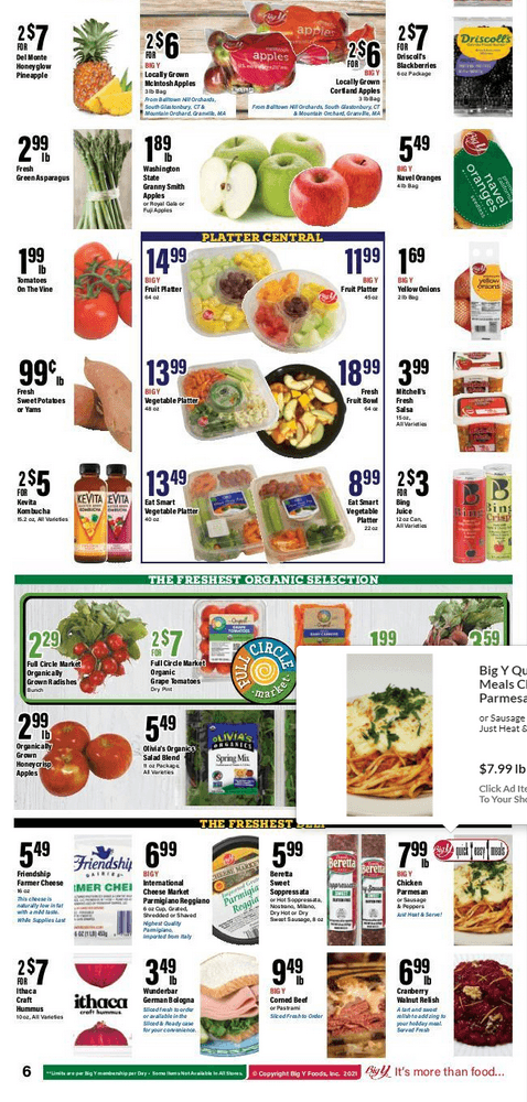 Big Y Weekly Ad Dec 09 – Dec 15, 2021