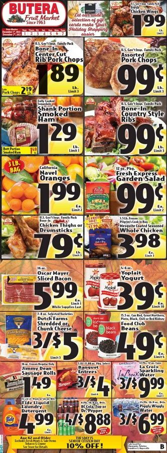 Butera Weekly Ad Dec 01 – Dec 07, 2021