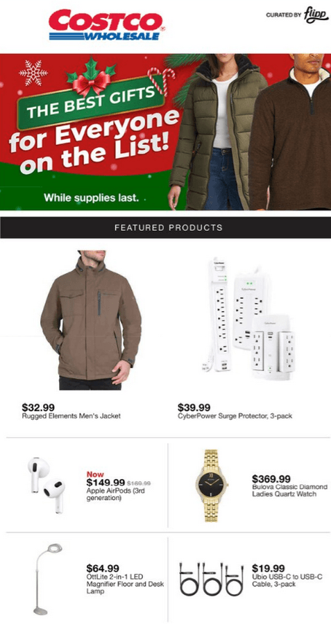 Costco Weekly Ad Dec 03 – Dec 10, 2021