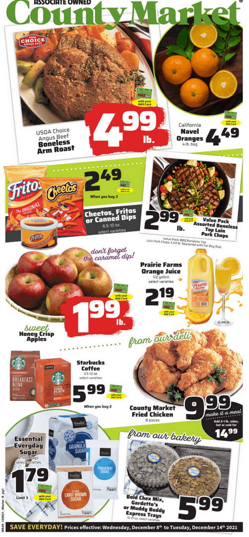 County Market Weekly Ad Dec 08 – Dec 14, 2021