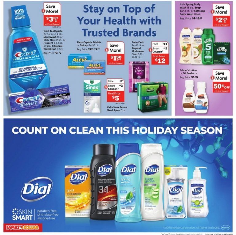 Family Dollar Weekly Ad Dec 05 – Dec 11, 2021
