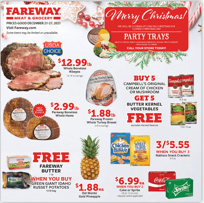 Fareway Weekly Ad Dec 21 – Dec 27, 2021
