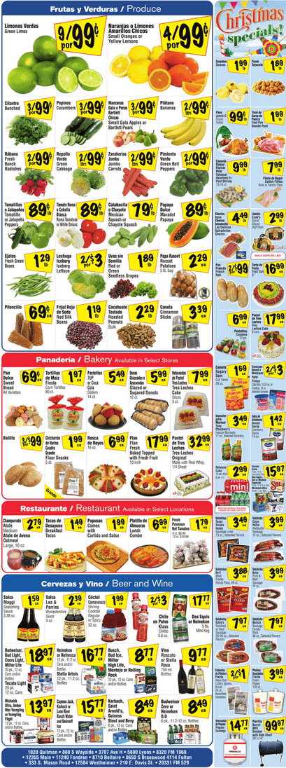 Fiesta Mart Weekly Ad Dec 15 – Dec 21, 2021