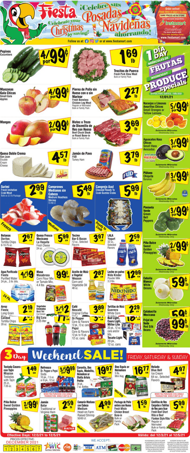 Fiesta Mart Weekly Ad Dec 01 – Dec 07, 2021