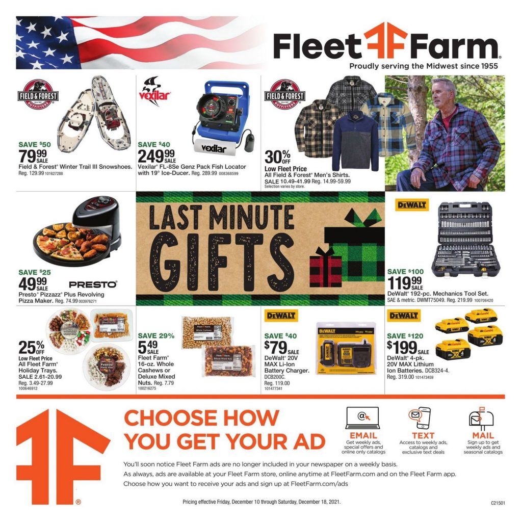 Fleet Farm Weekly Ad Dec 10 – Dec 18, 2021