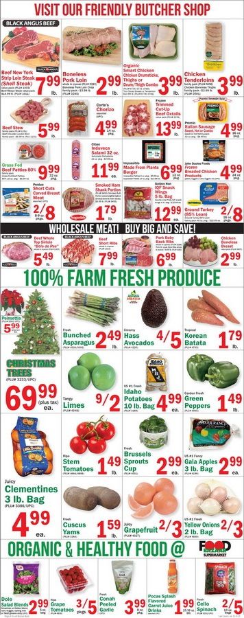 Food Bazaar Weekly Ad Dec 09 – Dec 15, 2021