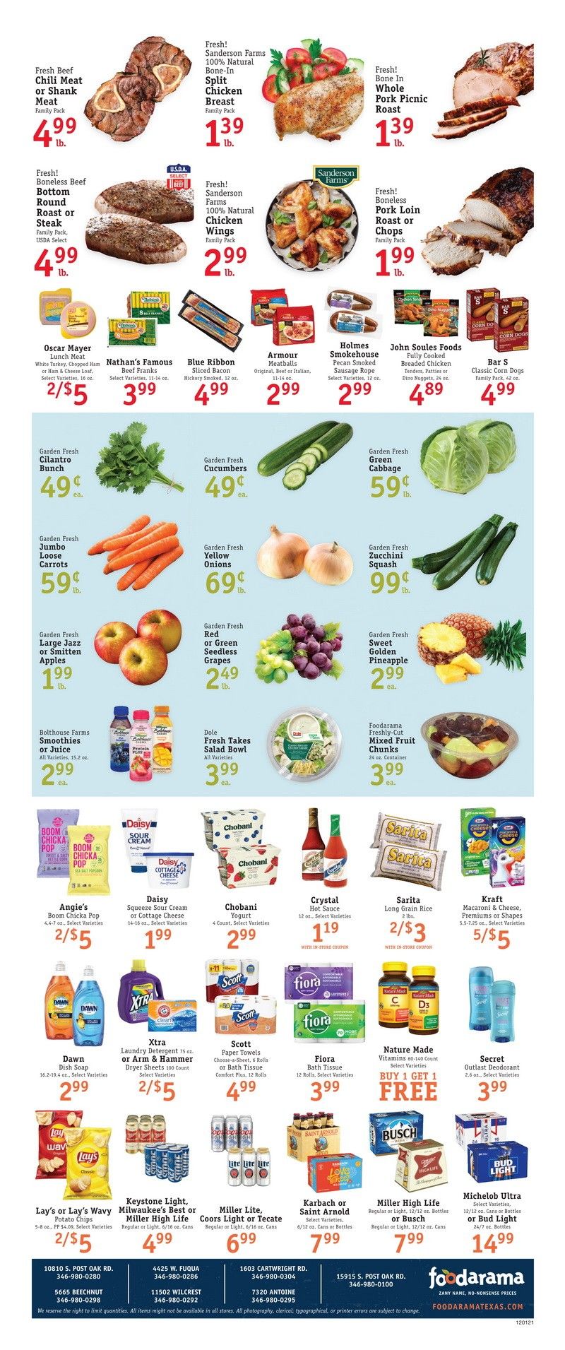 Foodarama Weekly Ad Dec 01 – Dec 07, 2021
