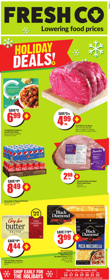 FreshCo Weekly Ad Dec 16 – Dec 22, 2021