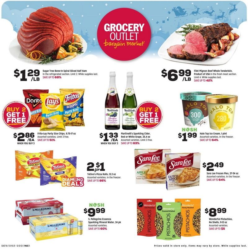 Grocery Outlet Weekly Ad Dec 15 – Dec 21, 2021