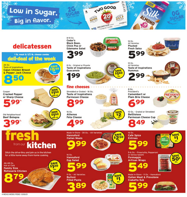 Hannaford Weekly Ad Dec 05 – Dec 11, 2021