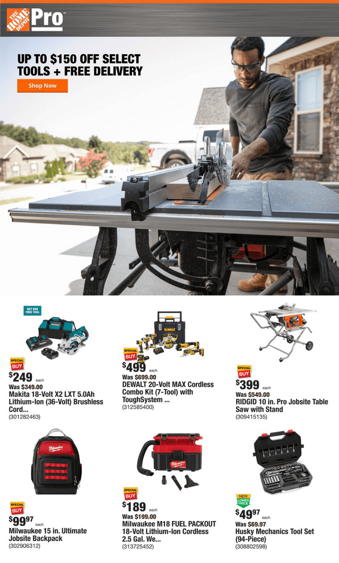 Home Depot Pro Weekly Ad Dec 20 – Dec 27, 2021