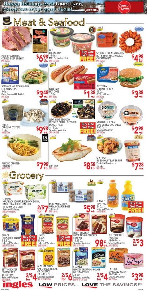 Ingles Weekly Ad Dec 26, 2021 – Jan 04, 2022