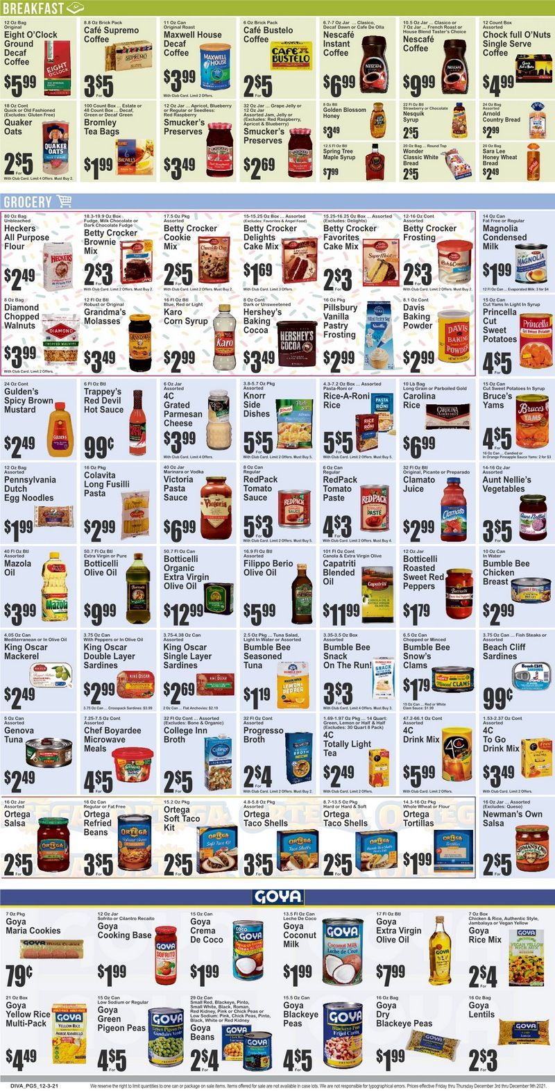 Key Food Weekly Ad Dec 03 – Dec 09, 2021