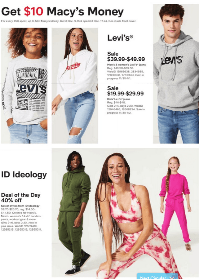Macy's Flyer Sale Dec 09 – Dec 11, 2021