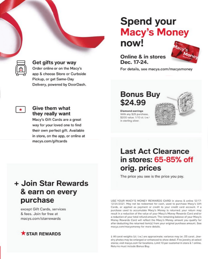 Macy's Flyer Sale Dec 17 – Dec 19, 2021