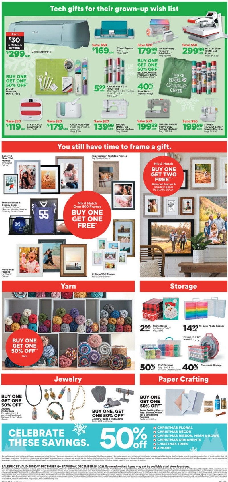 Michaels Weekly Ad Dec 19 – Dec 25, 2021 (Christmas Promotion Included)