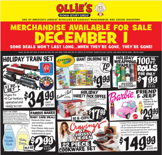 Ollie's Weekly Ad Dec 02 – Dec 07, 2021
