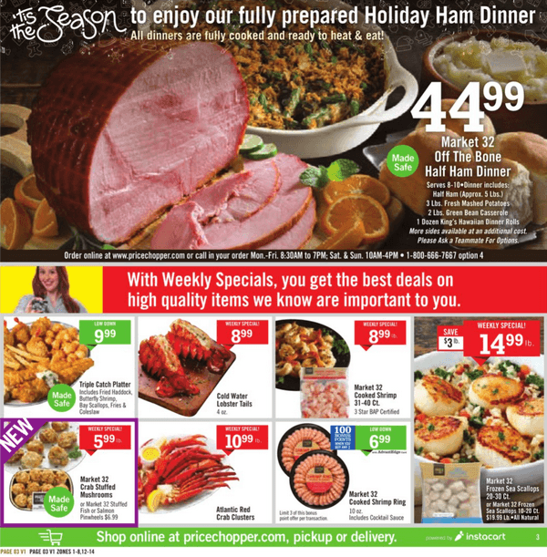 Price Chopper Weekly Ad Dec 05 – Dec 11, 2021