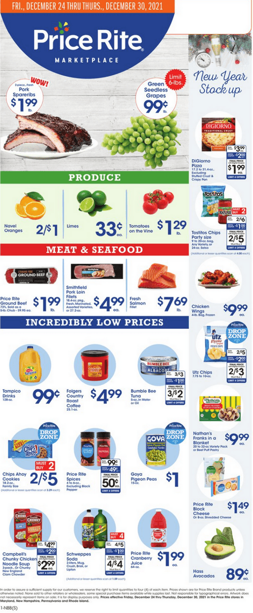 Price Rite Weekly Ad Dec 24 – Dec 30, 2021