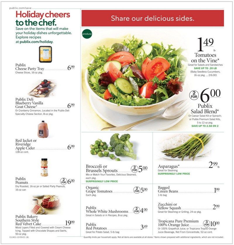 Publix Weekly Ad Dec 08 – Dec 14, 2021