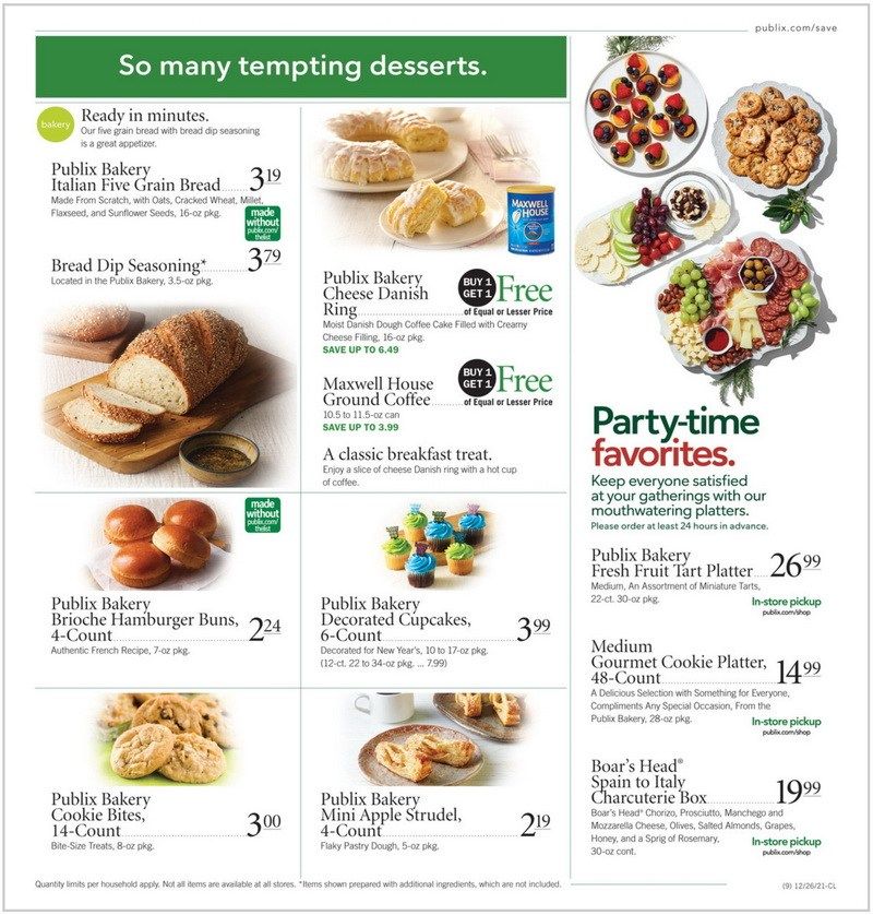 Publix Weekly Ad Dec 26, 2021 – Jan 01, 2022
