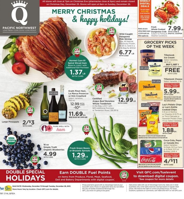 QFC Weekly Ad Dec 15 – Dec 28, 2021