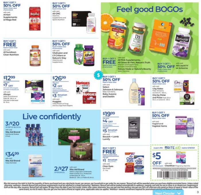 Rite Aid Weekly Ad Nov 12 – Nov 18, 2021