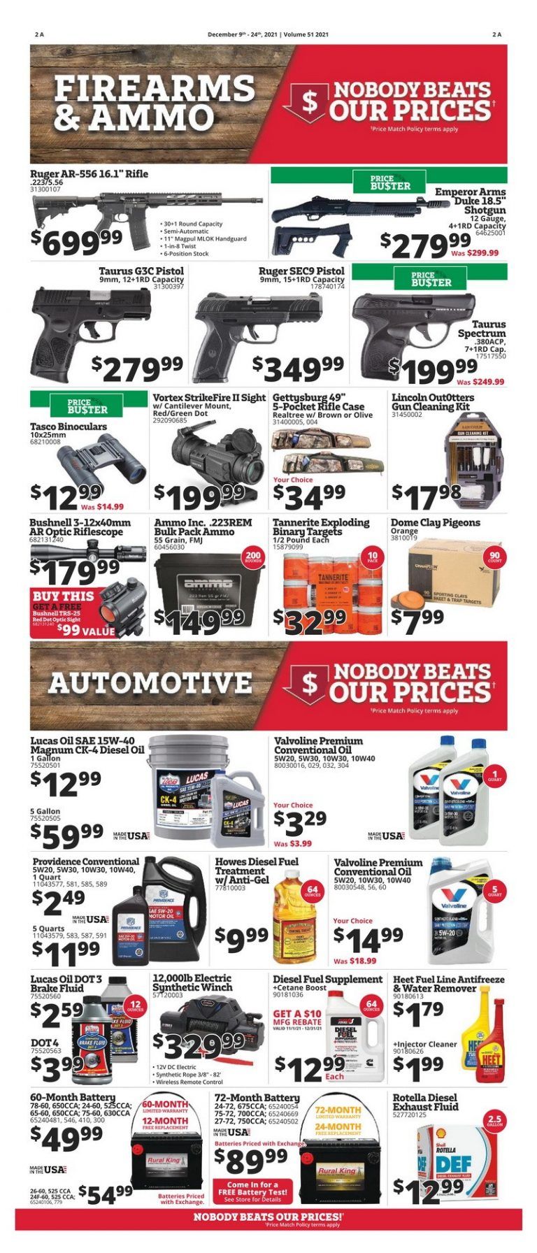 Rural King Weekly Ad Dec 09– Dec 24, 2021