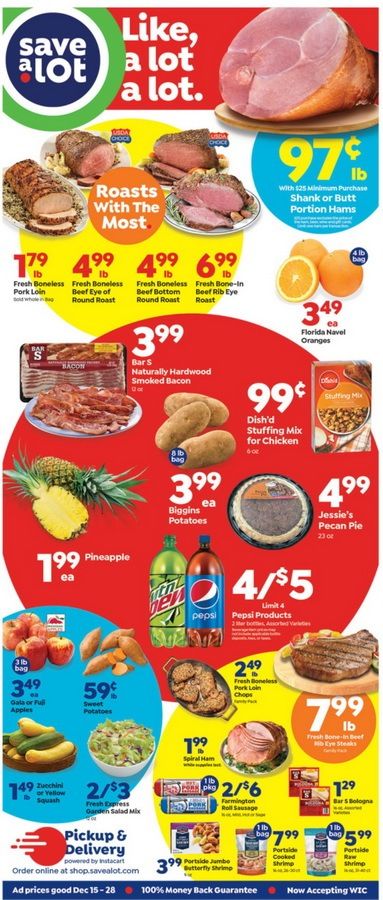 Save A Lot Weekly Ad Dec 15 – Dec 28, 2021