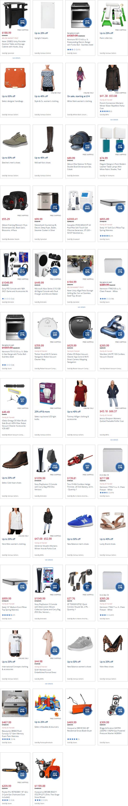 Sears Weekly Ad Dec 10 – Dec 16, 2021