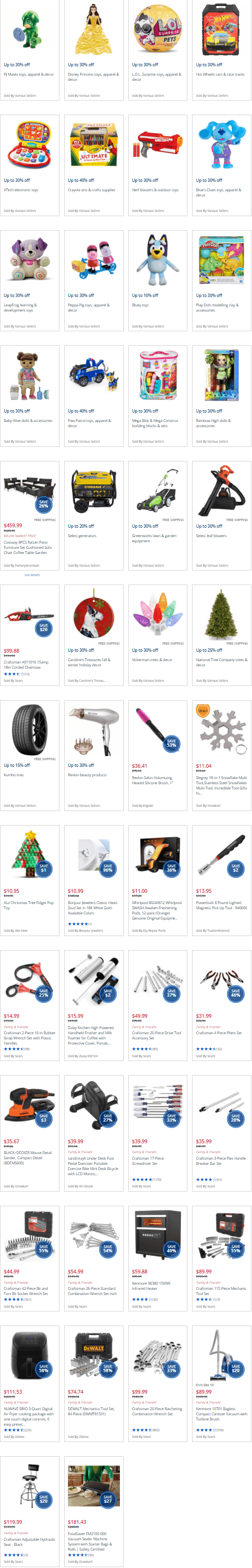 Sears Weekly Ad Dec 10 – Dec 16, 2021