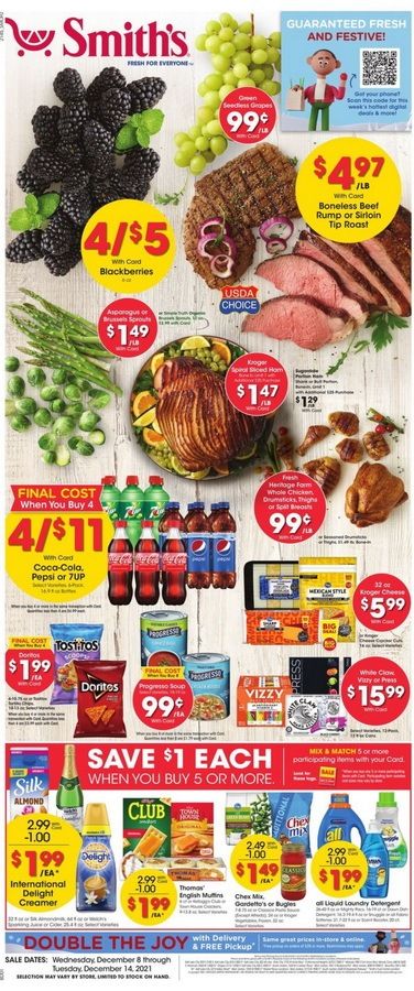 Smith's Food and Drug Weekly Ad Dec 08 – Dec 14, 2021