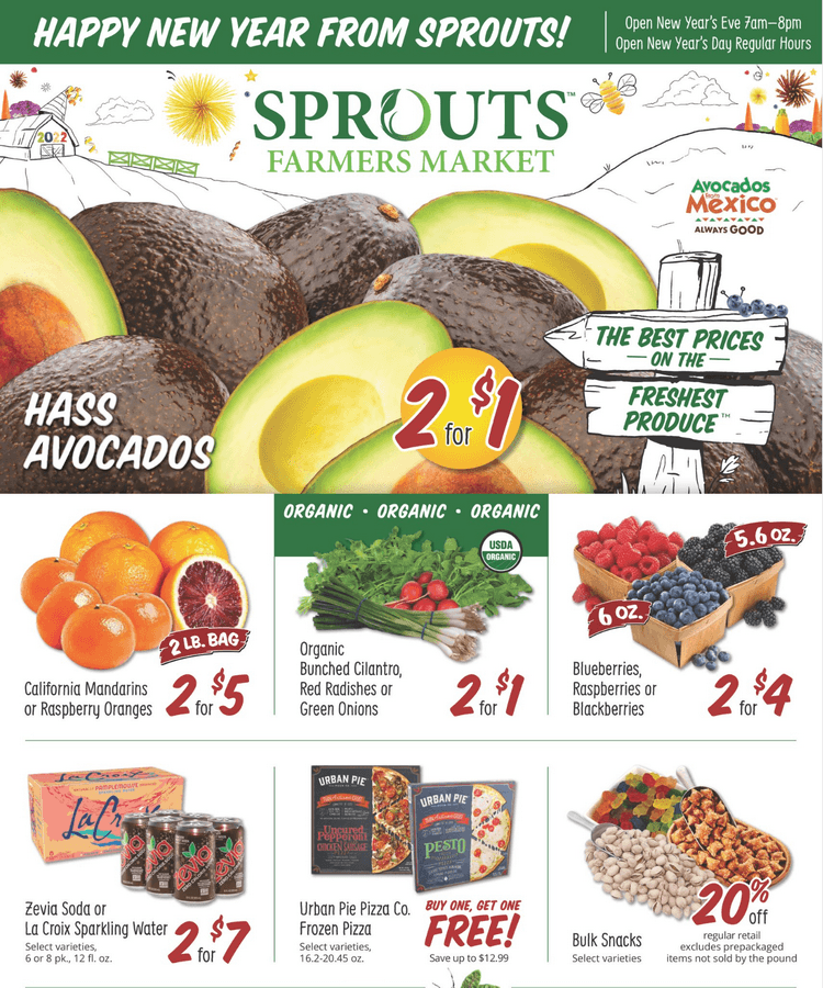 Sprouts Weekly Ad Dec 29, 2021 – Jan 04, 2022