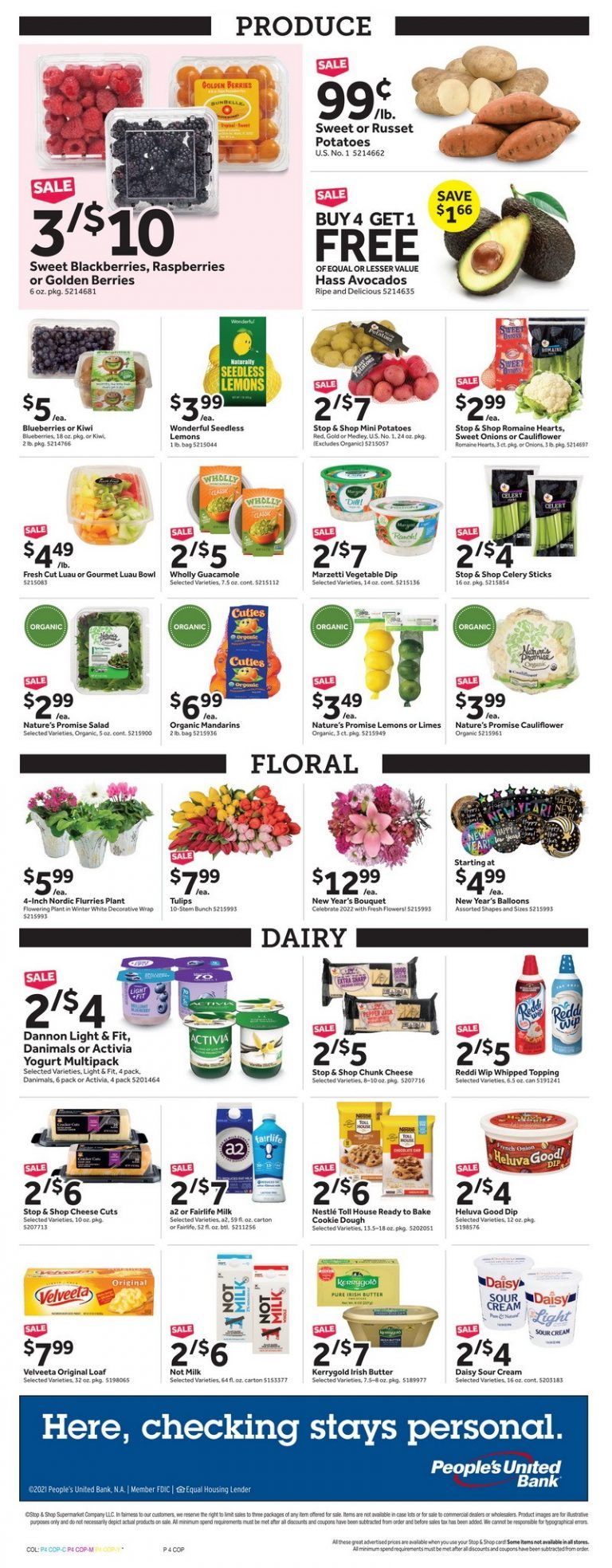 Stop & Shop Weekly Ad Dec 24 – Dec 30, 2021