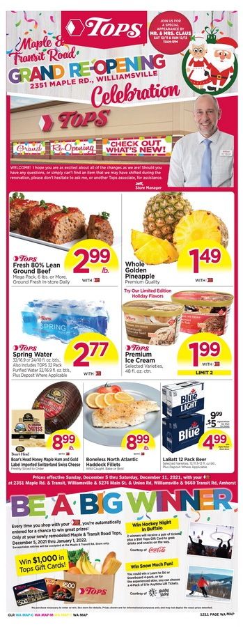 Tops Weekly Ad Dec 05 – Dec 11, 2021