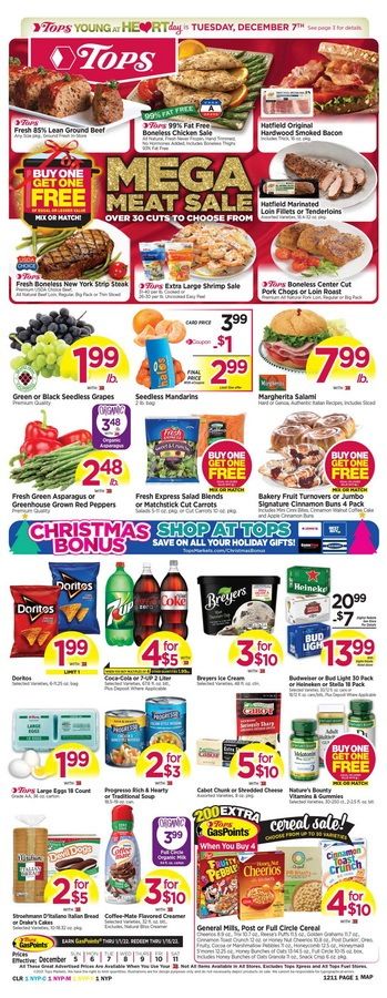 Tops Weekly Ad Dec 05 – Dec 11, 2021